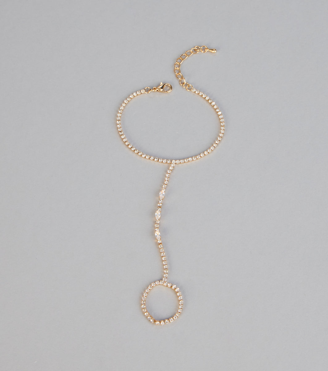 Diamond Drift Hand Chain & Windsor