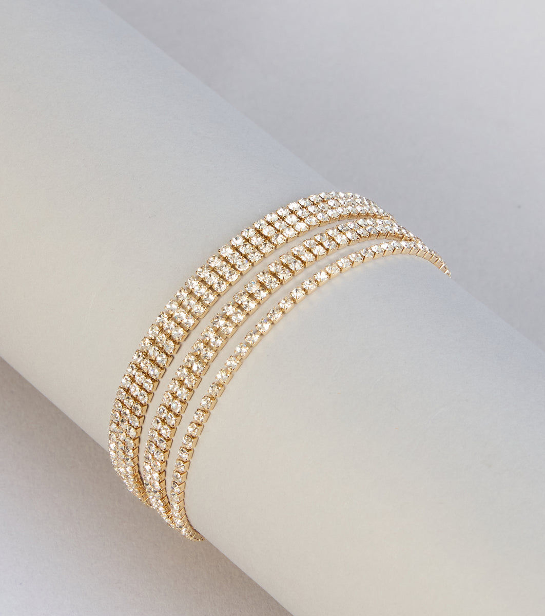 Wrapped In Shine Rhinestone Anklet & Windsor