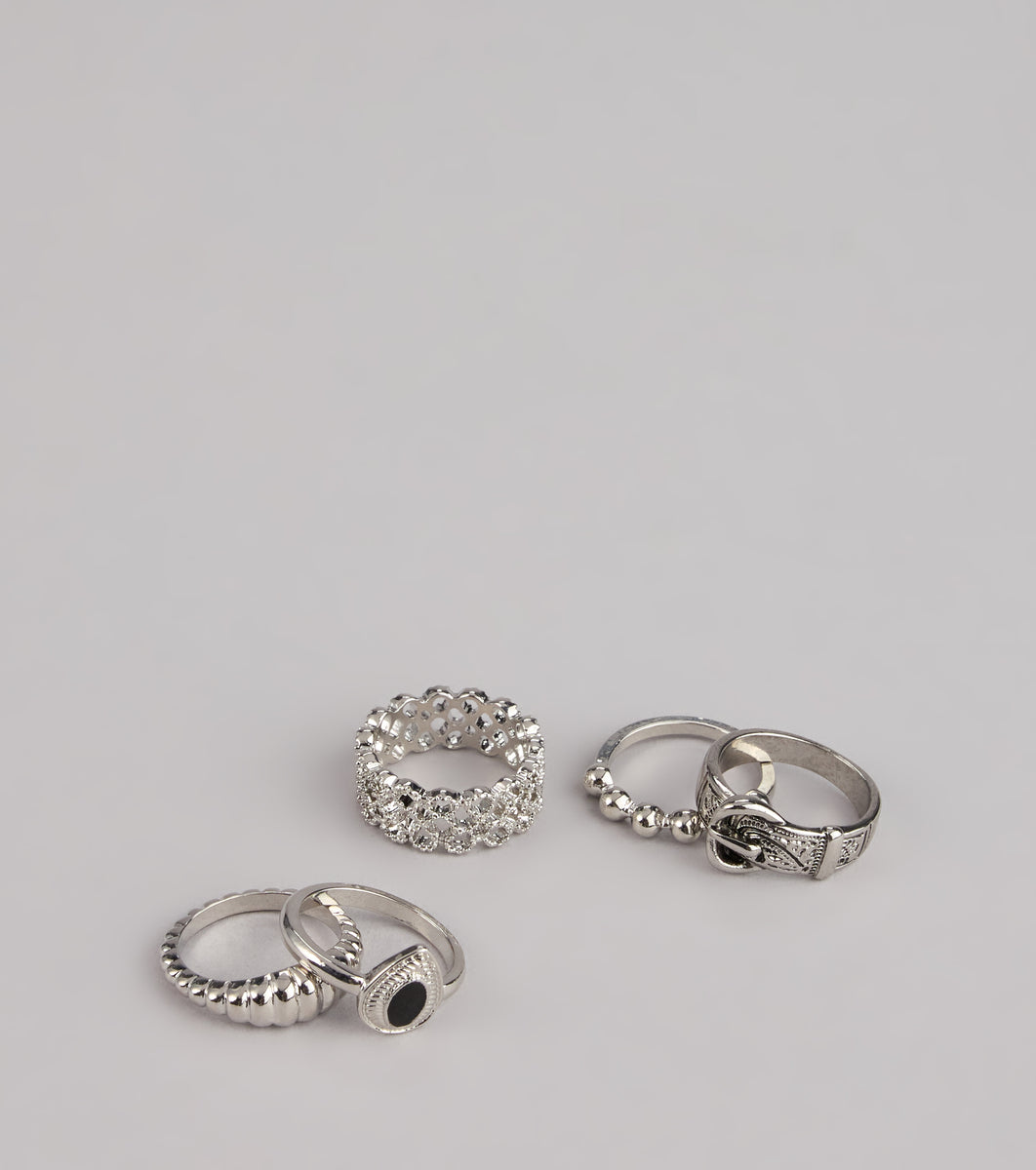 Western Charm Ring Set & Windsor