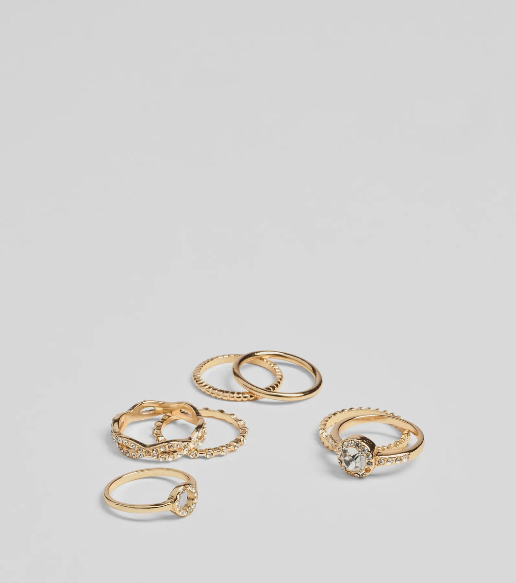 Endless Shine Seven-Pack Ring Set & Windsor