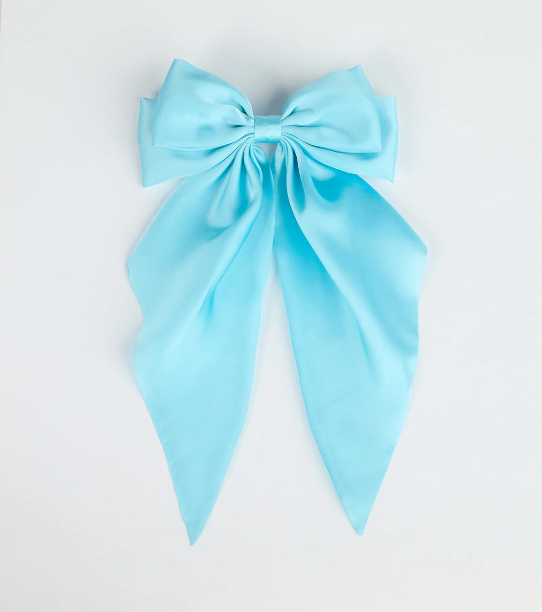 Delicate Glam Large Hair Bow & Windsor