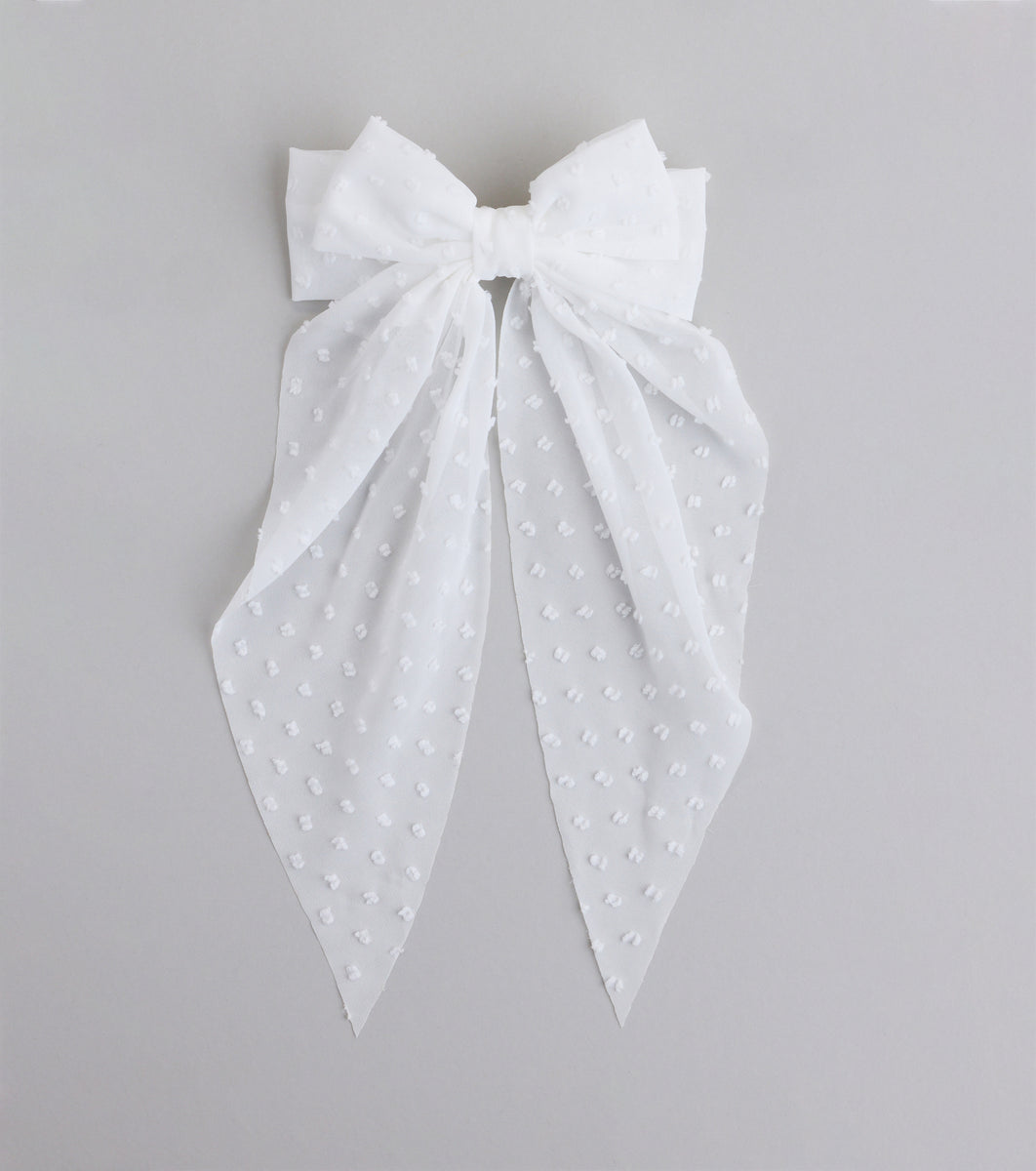 Love In the Air Sheer Hair Bow Clip & Windsor