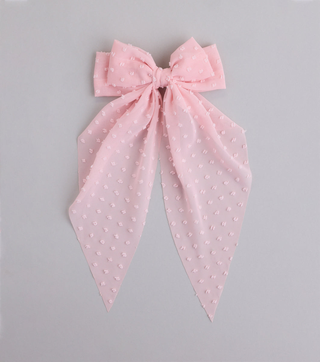 Love In the Air Sheer Hair Bow Clip & Windsor
