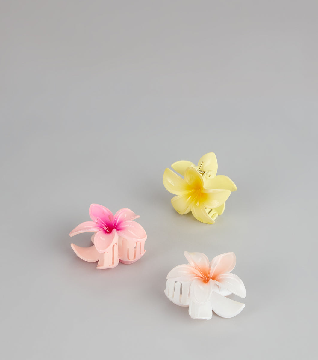 Sweet Bloom Flower Hair Clip Set & Windsor