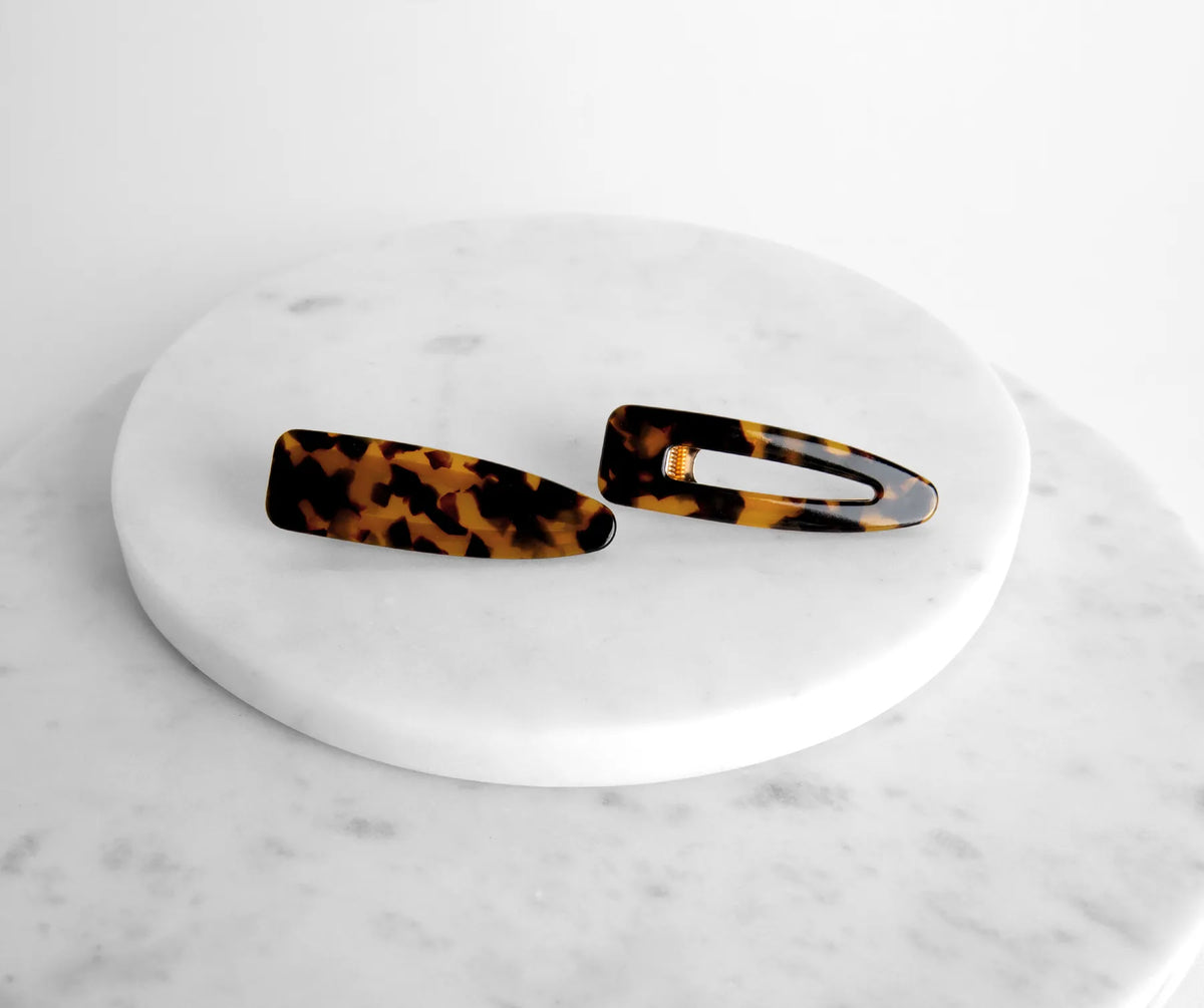 Tortoise Shell Hair Clips & Windsor