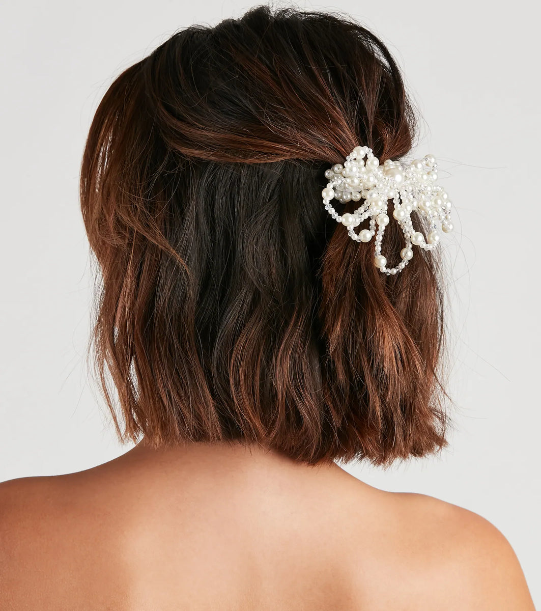 Luxe Details Pearl Elastic Band & Windsor