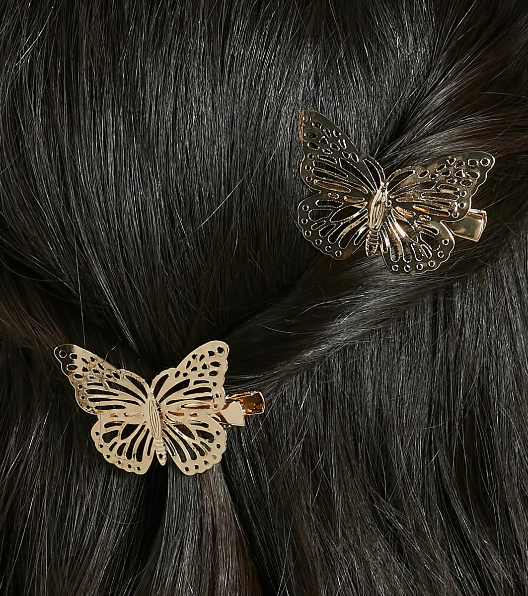 Flirty Flutter Butterfly Hair Clip Set & Windsor