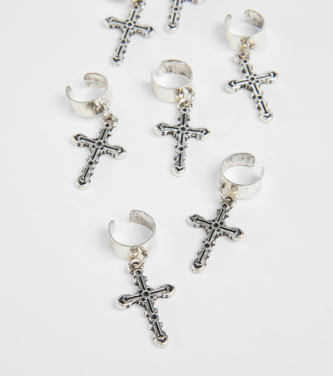 Edgy Trend Cross Hair Charm Set & Windsor