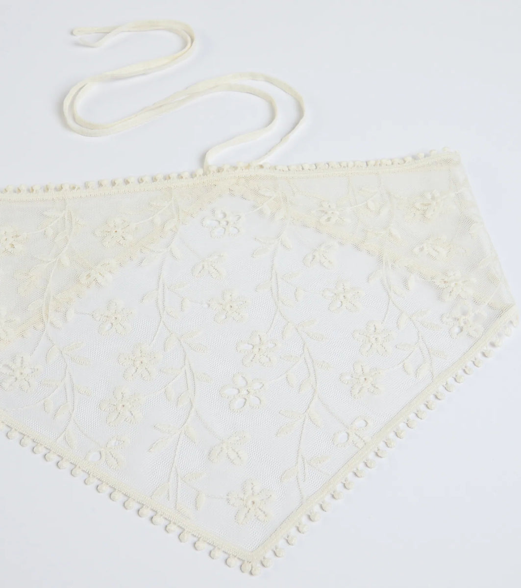 Boho Sheer Floral Bandana & Windsor