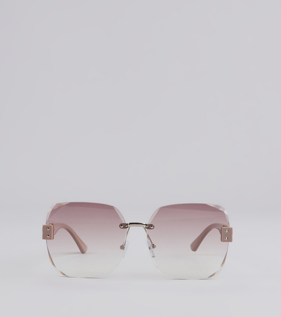 Out Of Office Gradient Oversized Sunglasses & Windsor