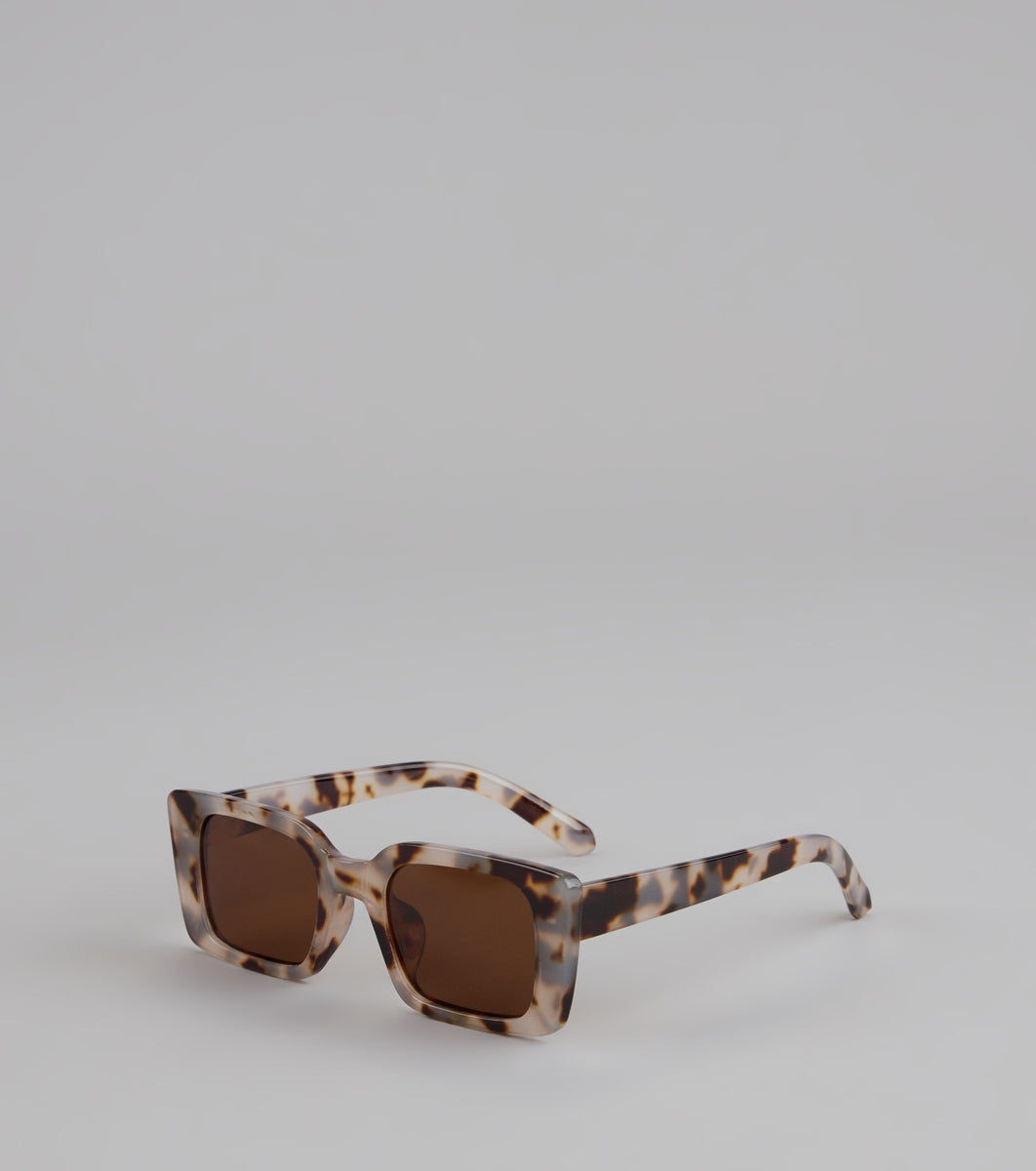 Shade Shift Leopard Square Sunglasses & Windsor