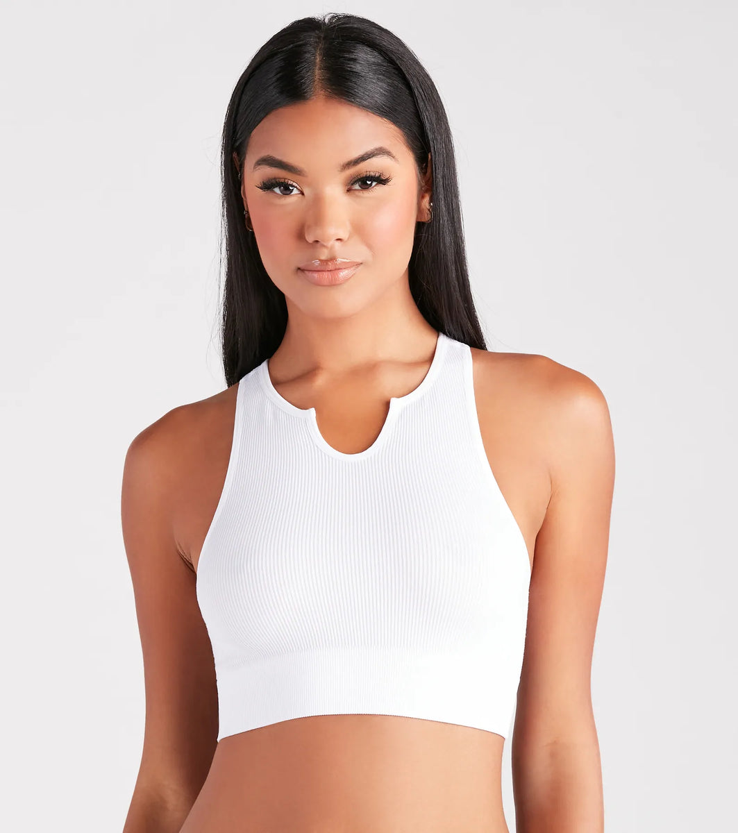 Iconic Basic Seamless Knit Bra Top & Windsor