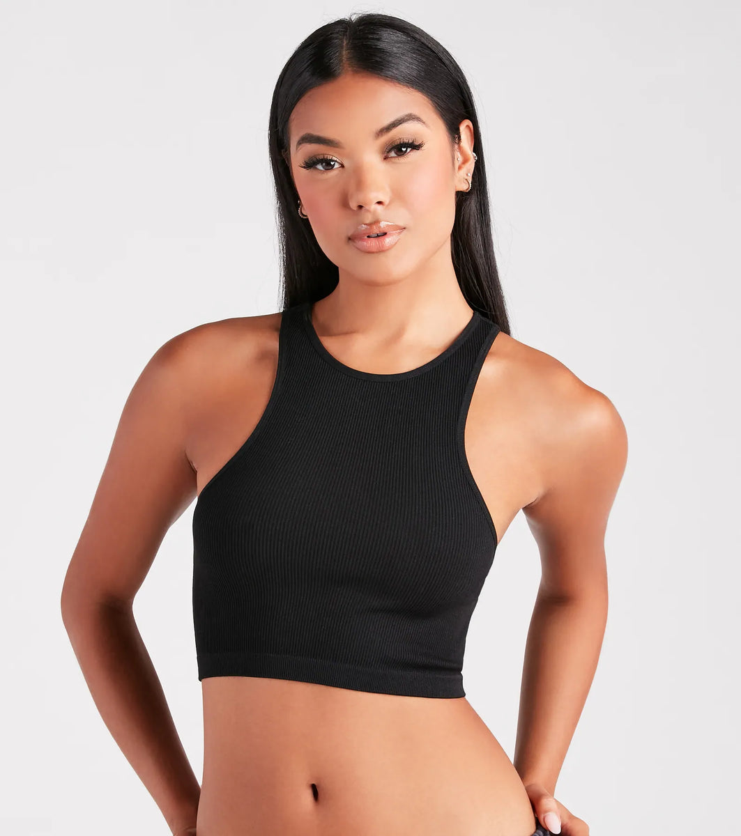 Elevated Vibe Seamless Knit Bra Top & Windsor