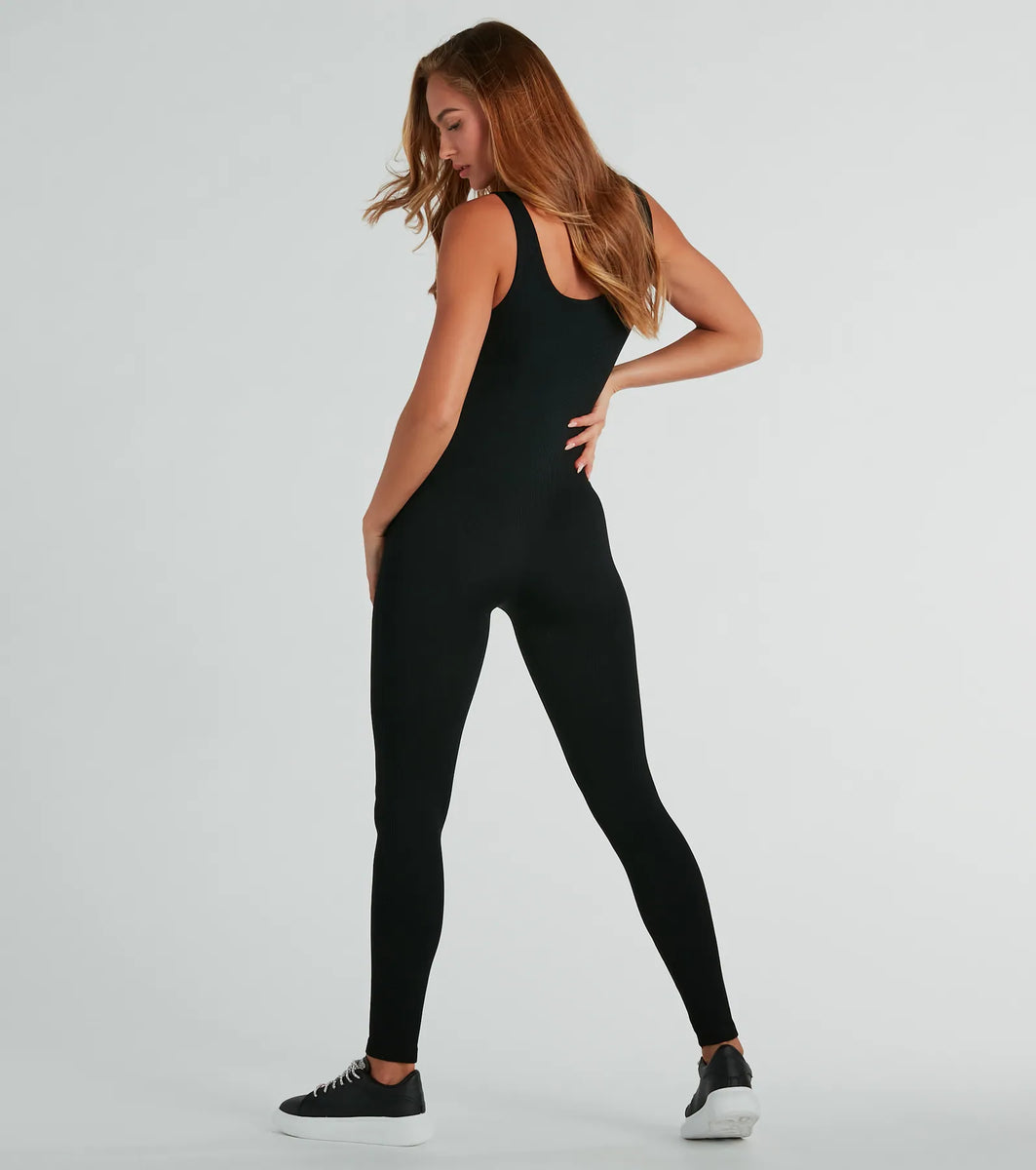 Sleek One-And-Done Seamless Tank Zip-Up Catsuit & Windsor