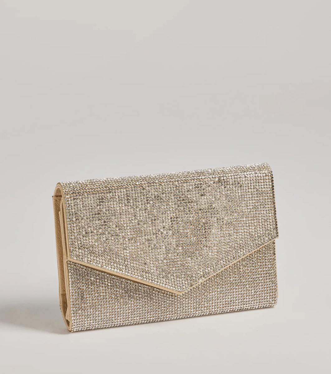 Majestic Sparkle Rhinestone Envelope Wristlet & Windsor
