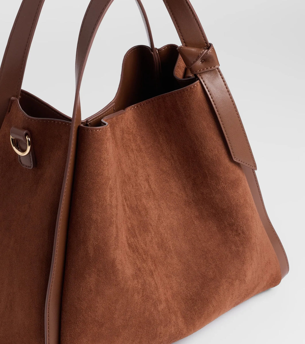 Places To Be Faux Suede Hobo Bag & Windsor