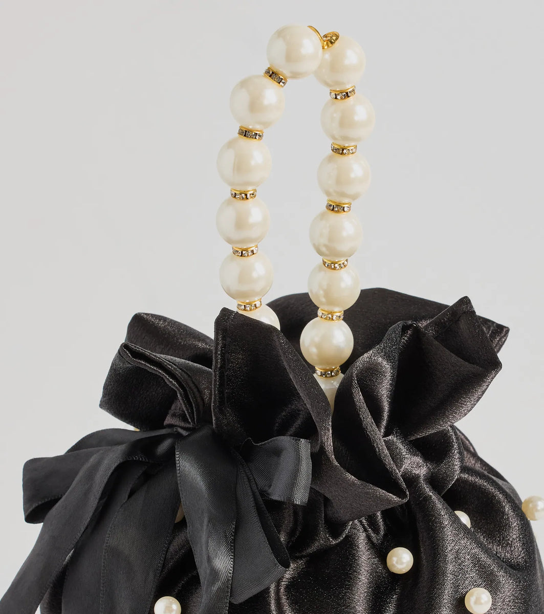Lady Luxe Faux Pearl Pouch Handbag & Windsor