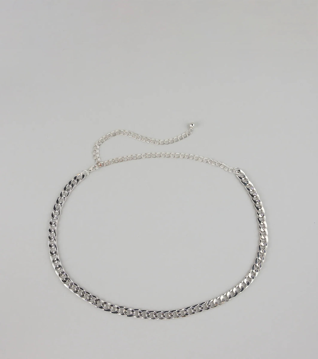 Classic Staple Cuban Chain-Link Belt & Windsor