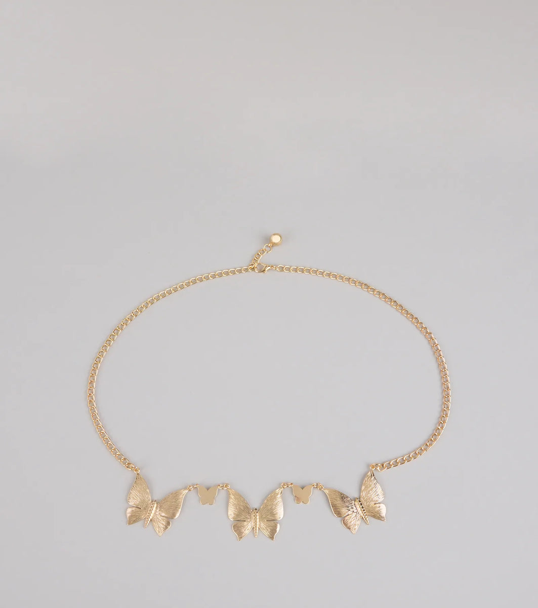 Chic Daydream Butterfly Chain Belt & Windsor