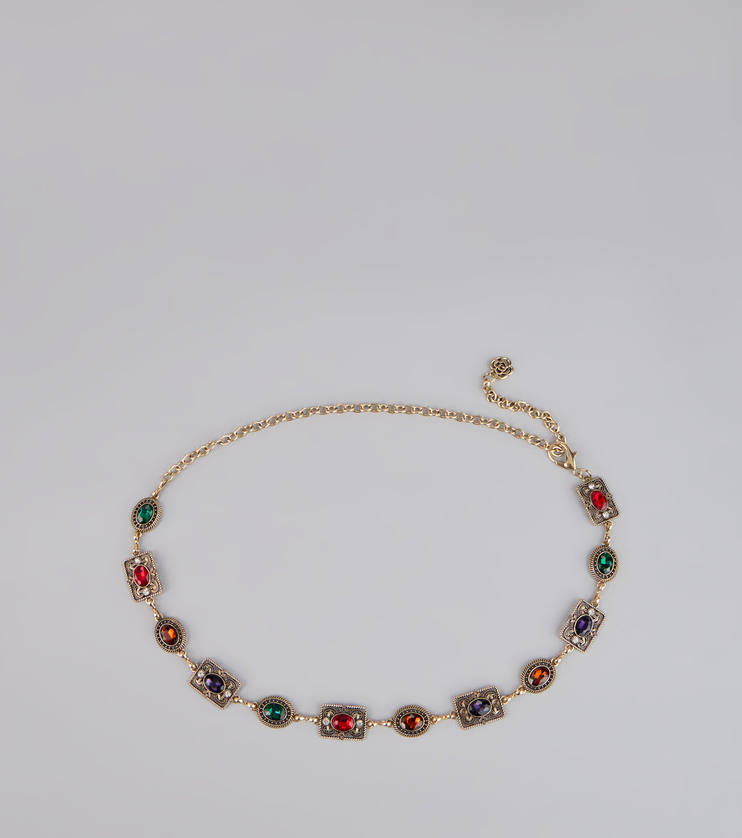 Treasure Trove Gemstone Chain Belt & Windsor