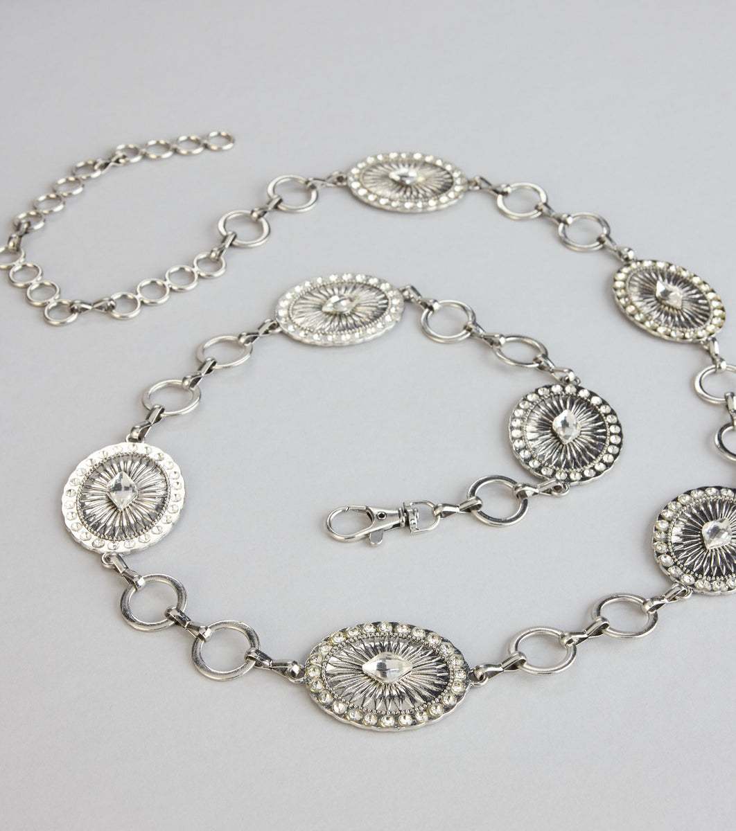 Rhinestone Rodeo Concho Belt & Windsor