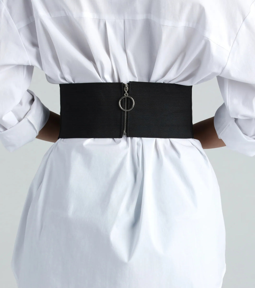 Laced Up In Chic Style Corset Belt & Windsor