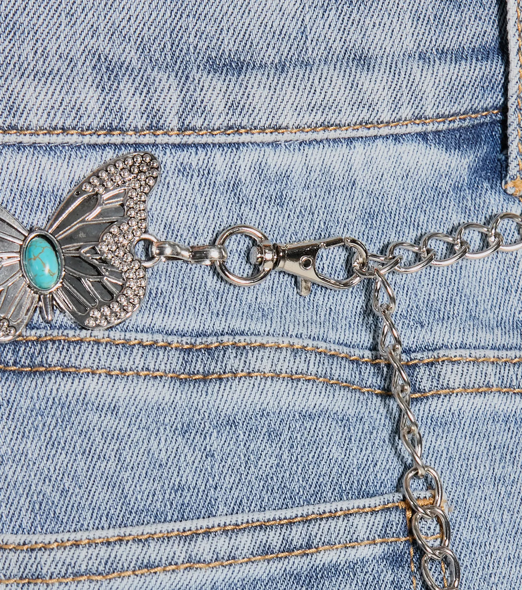 Western Chic Butterfly Chain Belt & Windsor