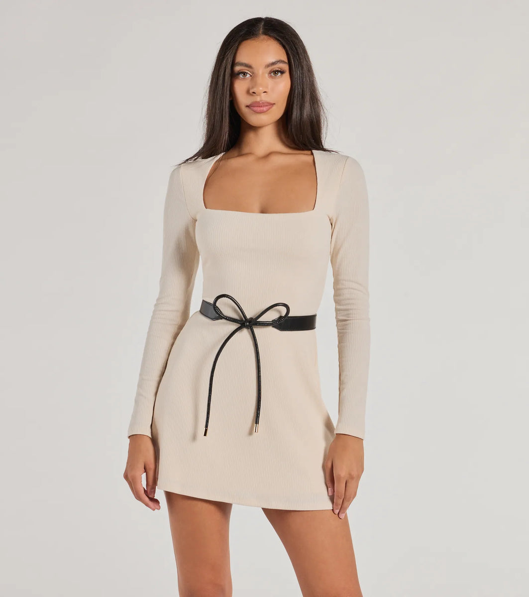 Sealed With Glam Faux Leather Belt & Windsor