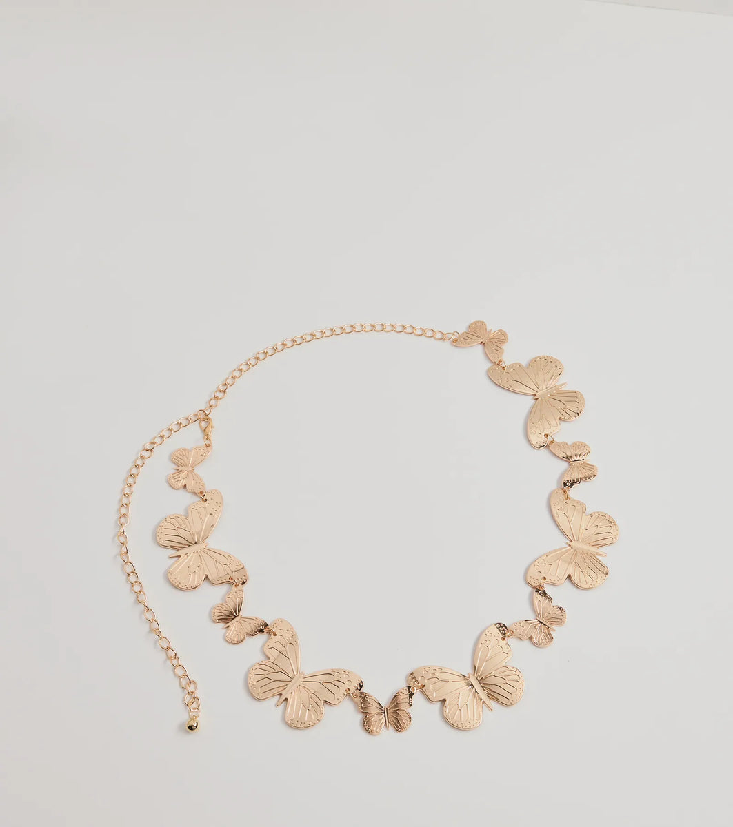 Bohemian Charm Butterfly Chain Belt & Windsor
