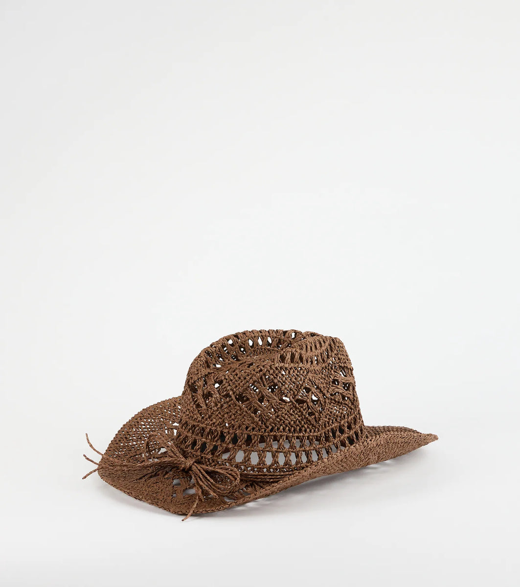 Giddy Up Girlie Straw Cowboy Hat & Windsor