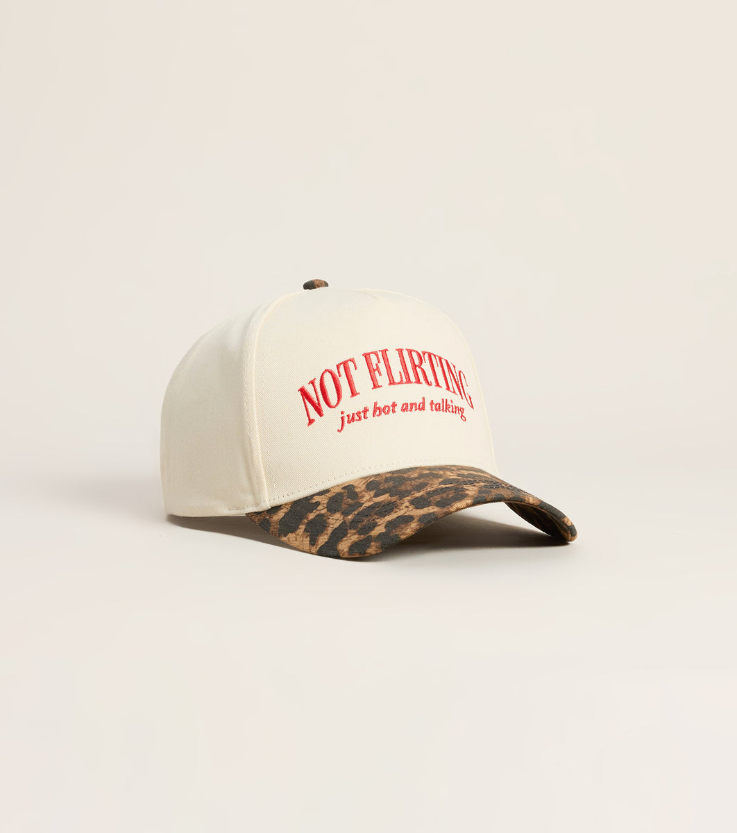Not Flirting Leopard Print Baseball Hat & Windsor
