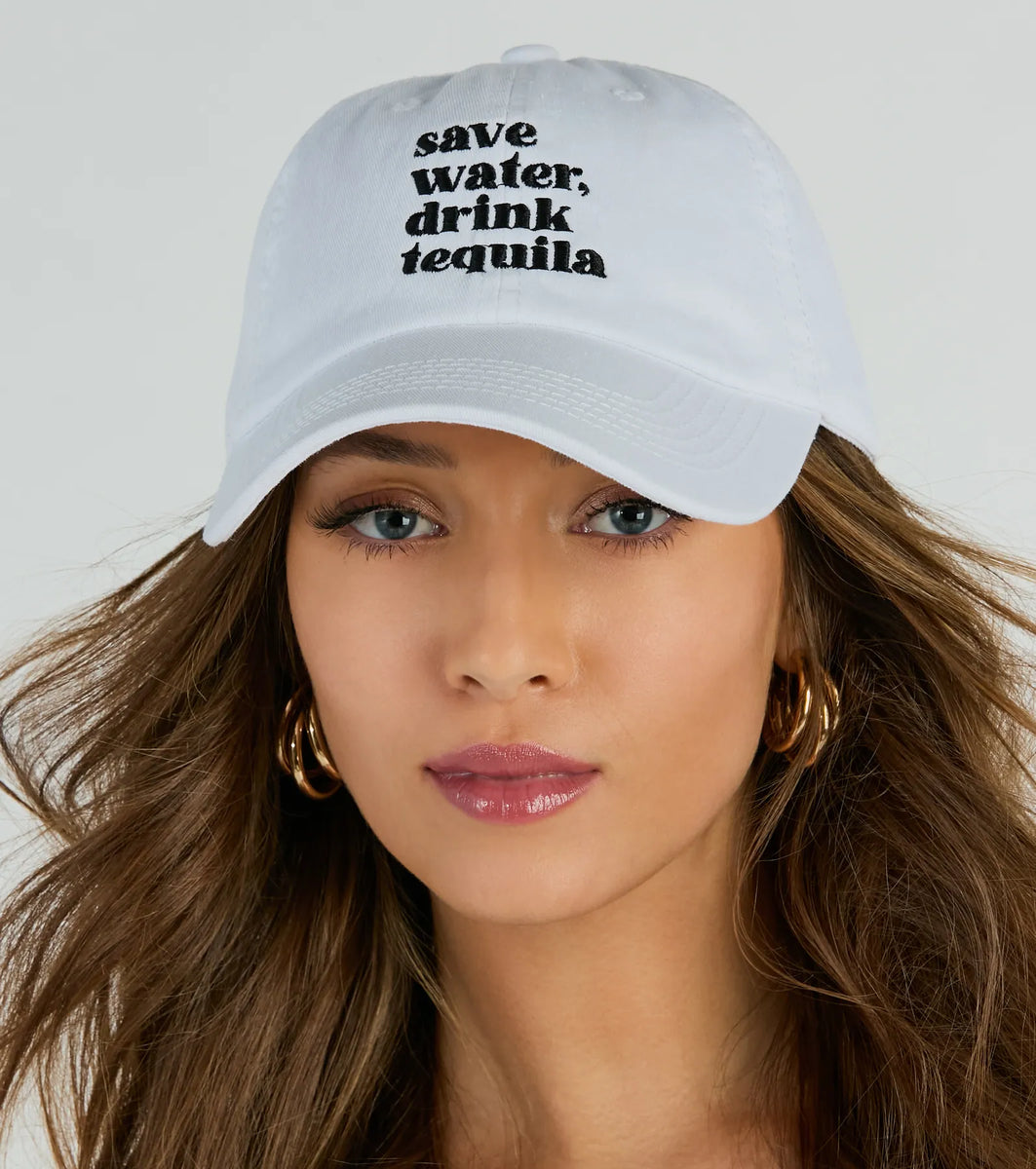 Save Water Drink Tequila Baseball Cap & Windsor