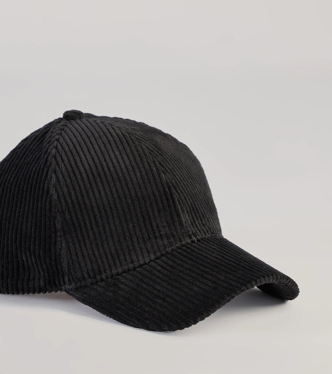 Sporty Luxe Corduroy Baseball Cap & Windsor