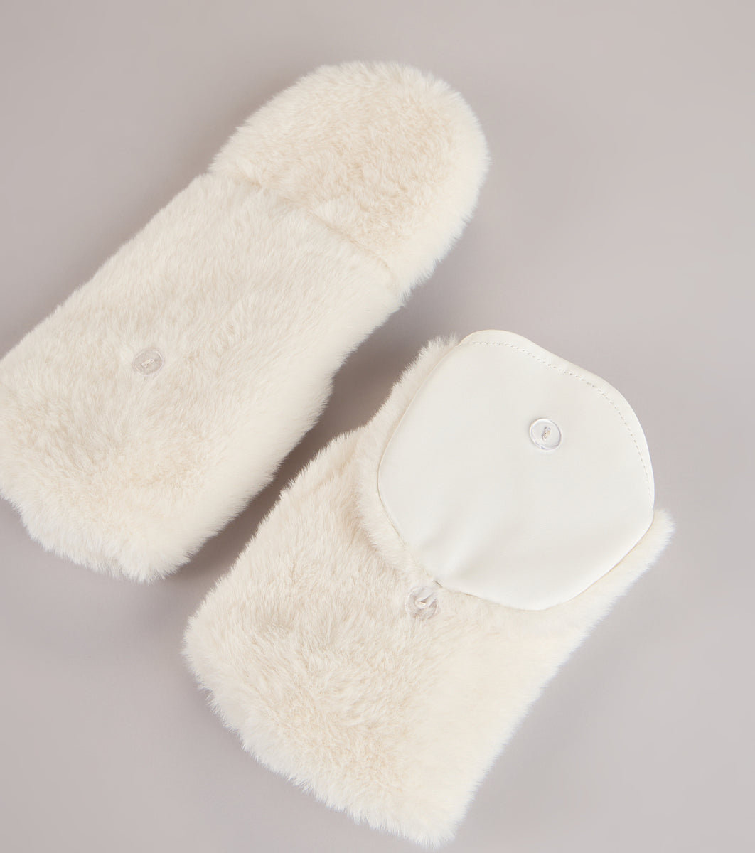 Snug Factor Fur Trim Mittens & Windsor