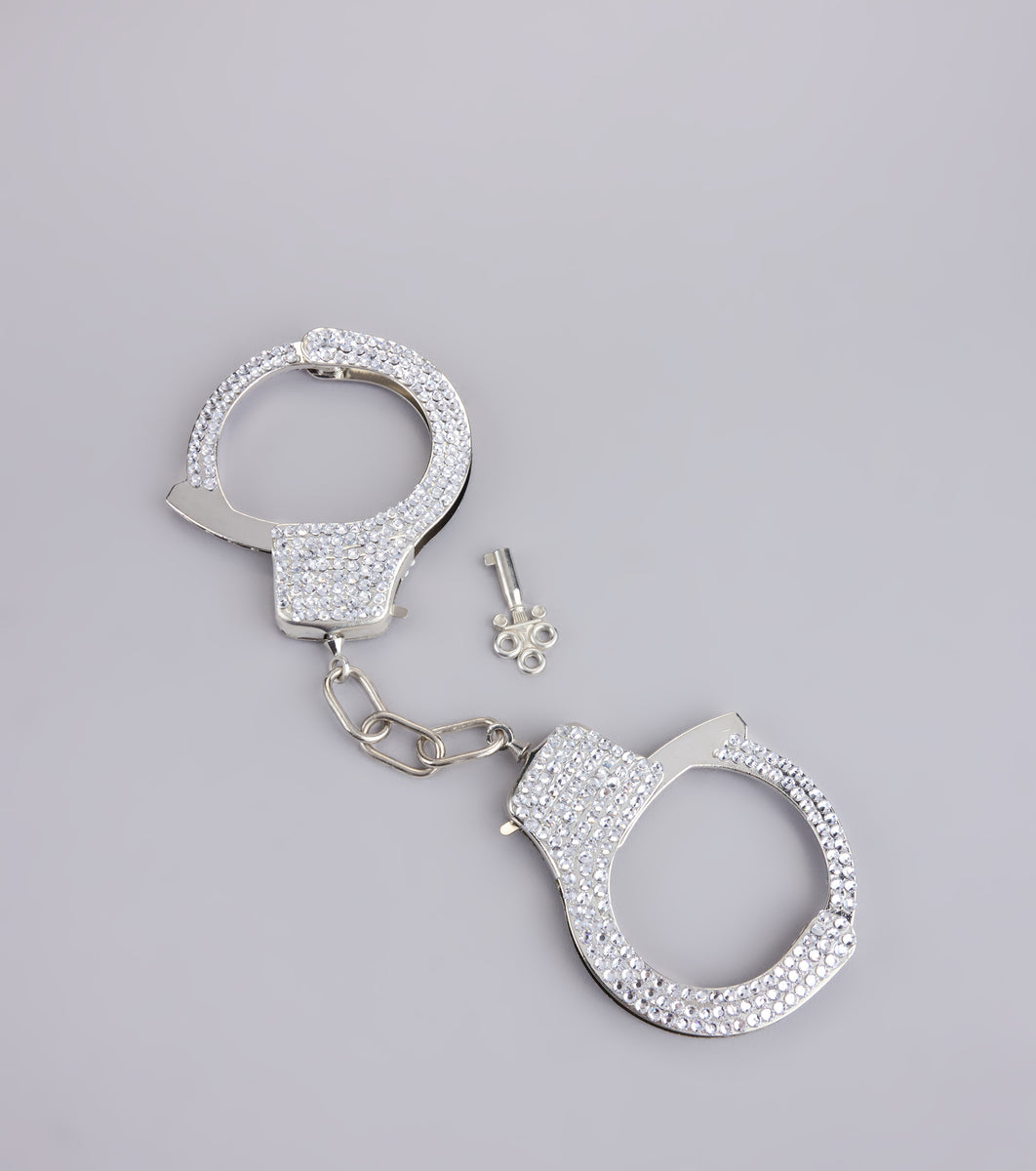 Glamour On Lock Rhinestone Handcuffs & Windsor