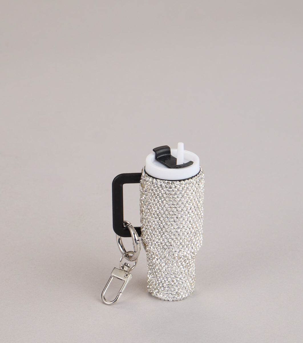 Glow Mode Rhinestone Hydro Cup Keychain & Windsor