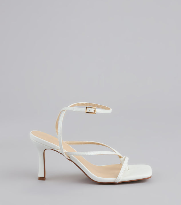 Strut Factor Thong Strappy Stiletto Heels & Windsor