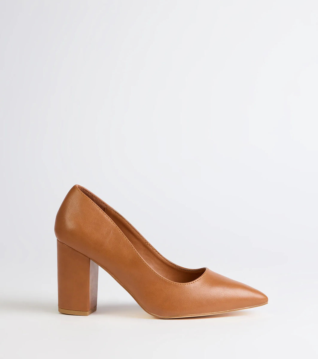 All Classy Block Heel Pumps & Windsor