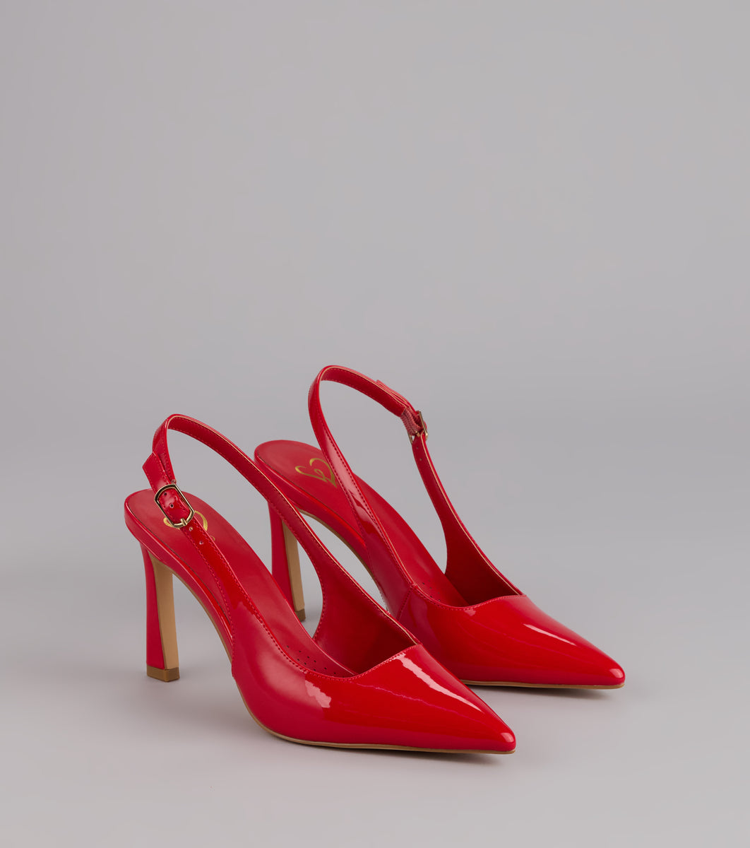 Bold Chic Slingback Stiletto Heels & Windsor