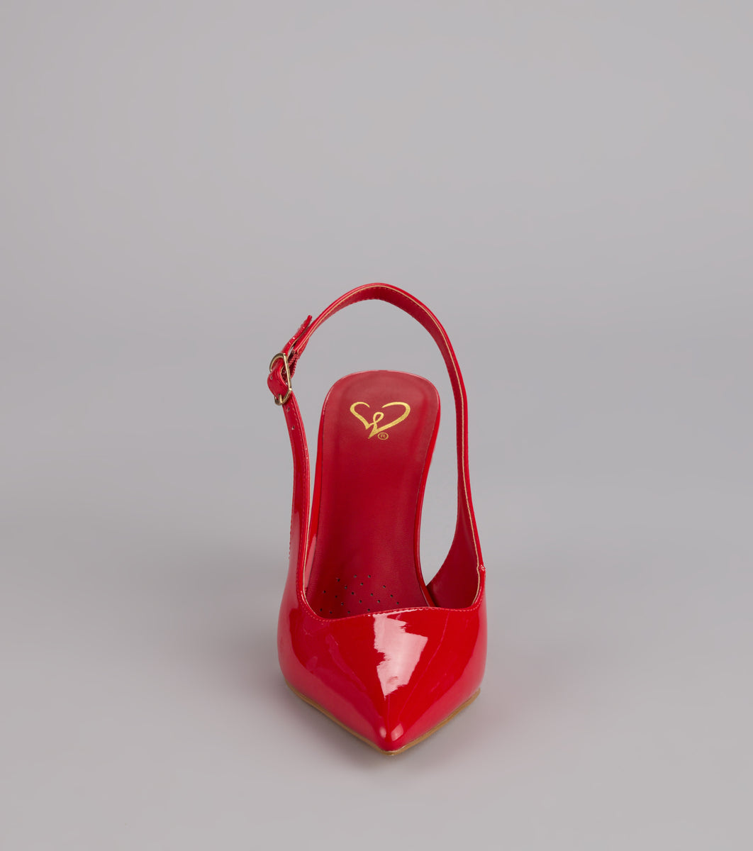 Bold Chic Slingback Stiletto Heels & Windsor