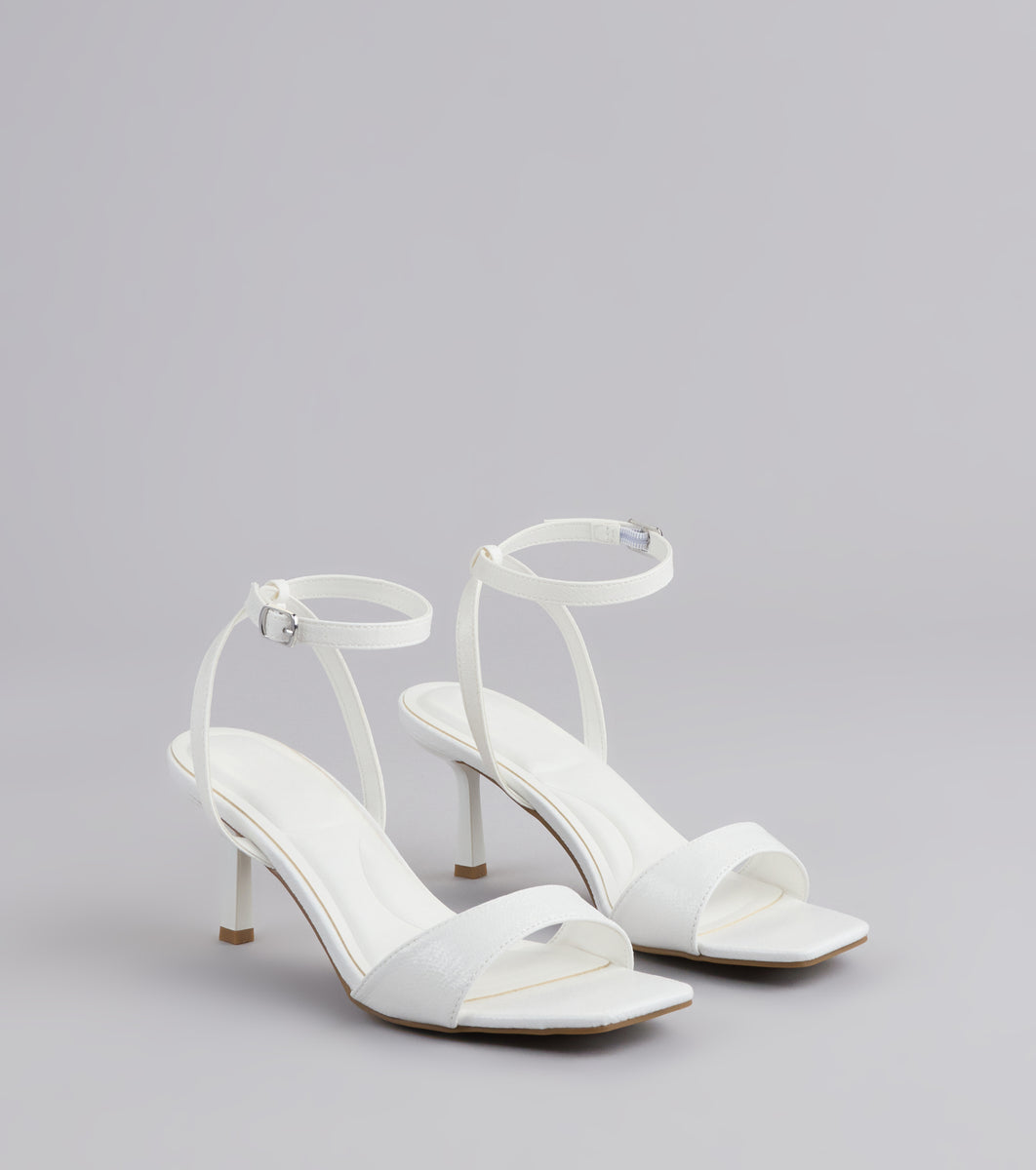 Chic Strides Kitten Stiletto Heels & Windsor