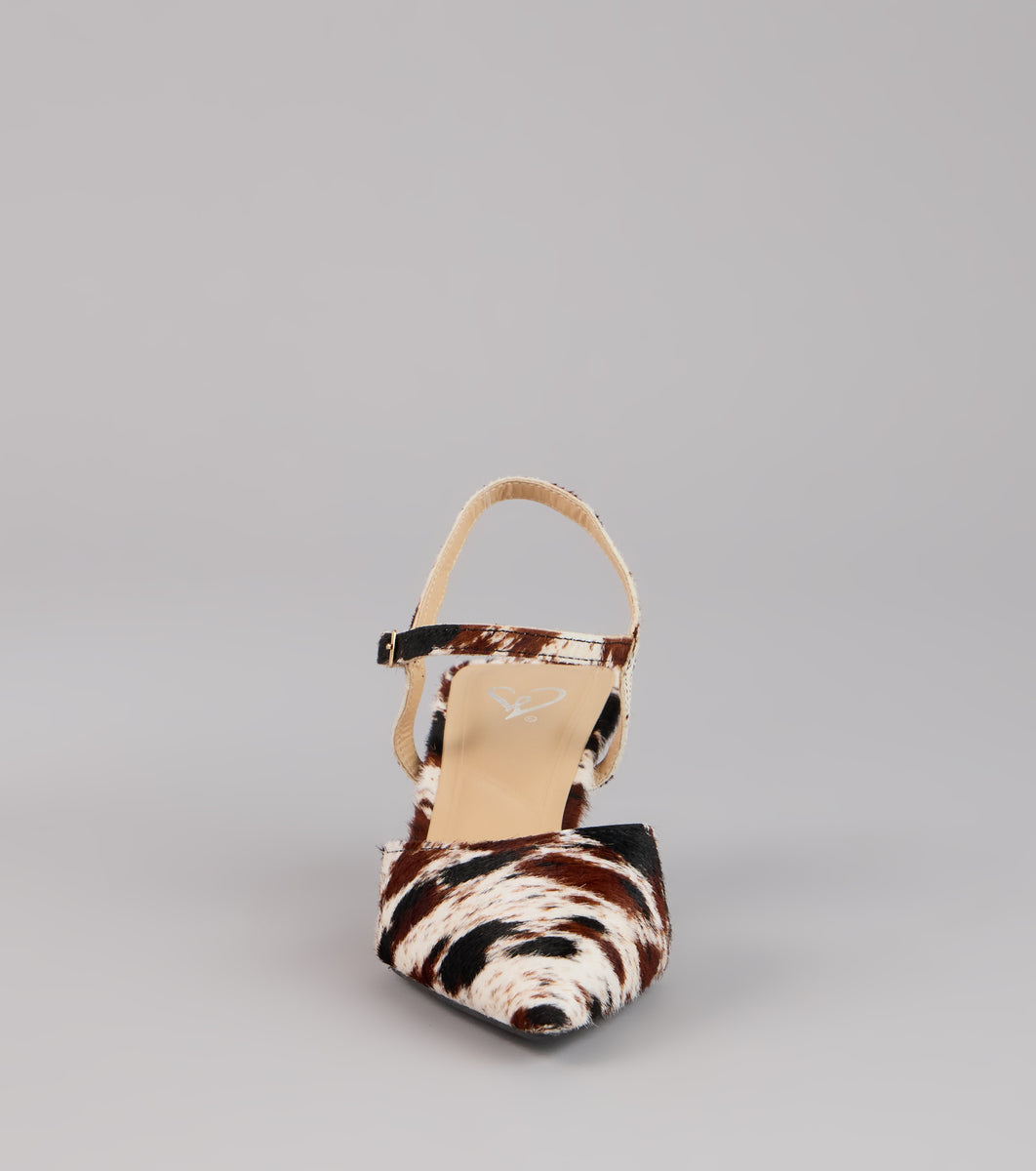 Strut Bold Pointed Slingback Pumps & Windsor