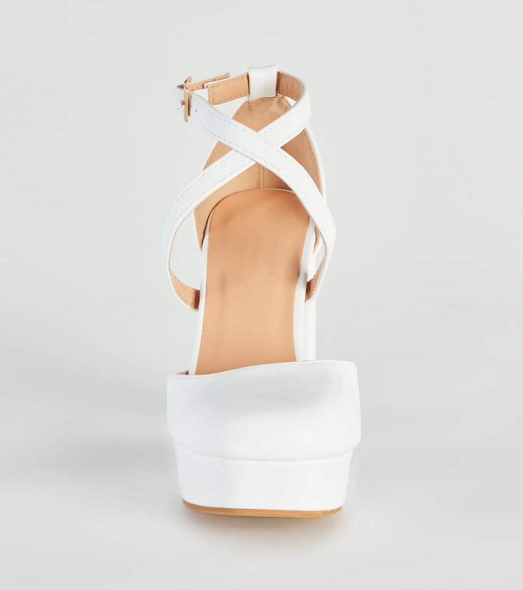 Signature Style Platform Block Heel Pumps & Windsor