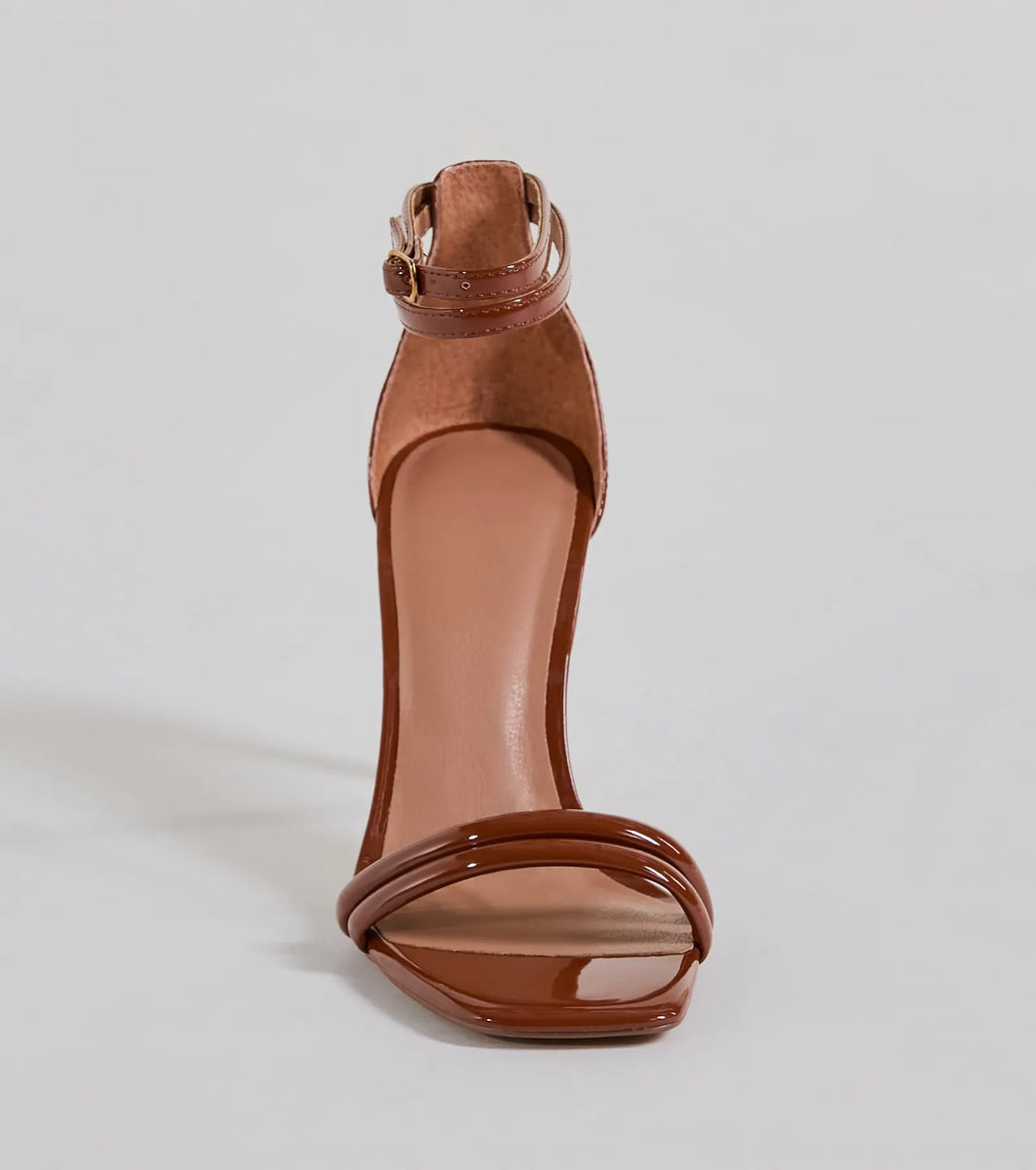 Style So Sleek Faux Leather Stiletto Heels & Windsor