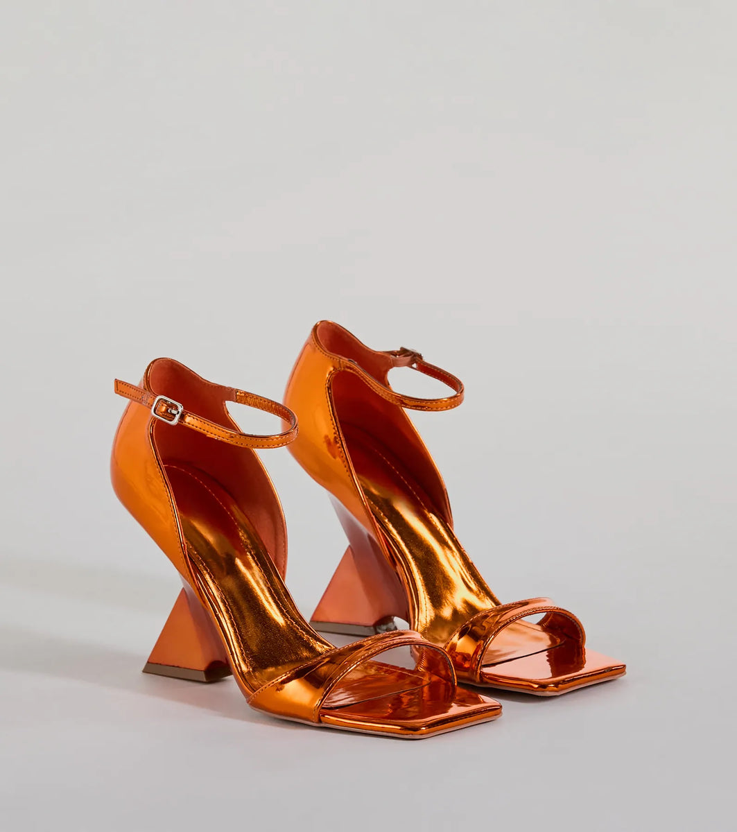 Trendsetter Energy Asymmetric Wedge Heels & Windsor