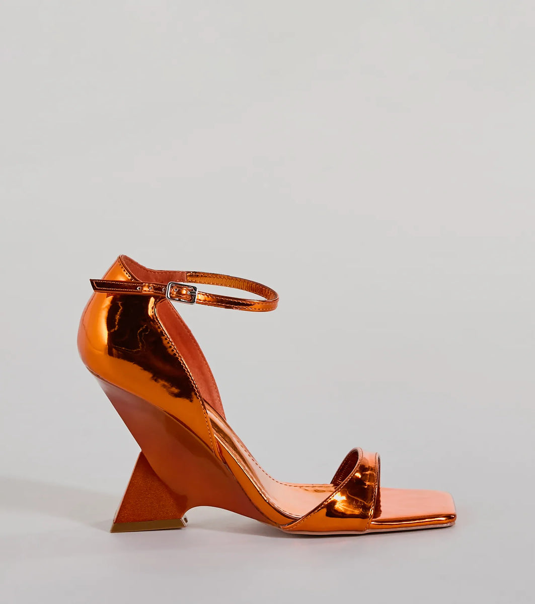 Trendsetter Energy Asymmetric Wedge Heels & Windsor