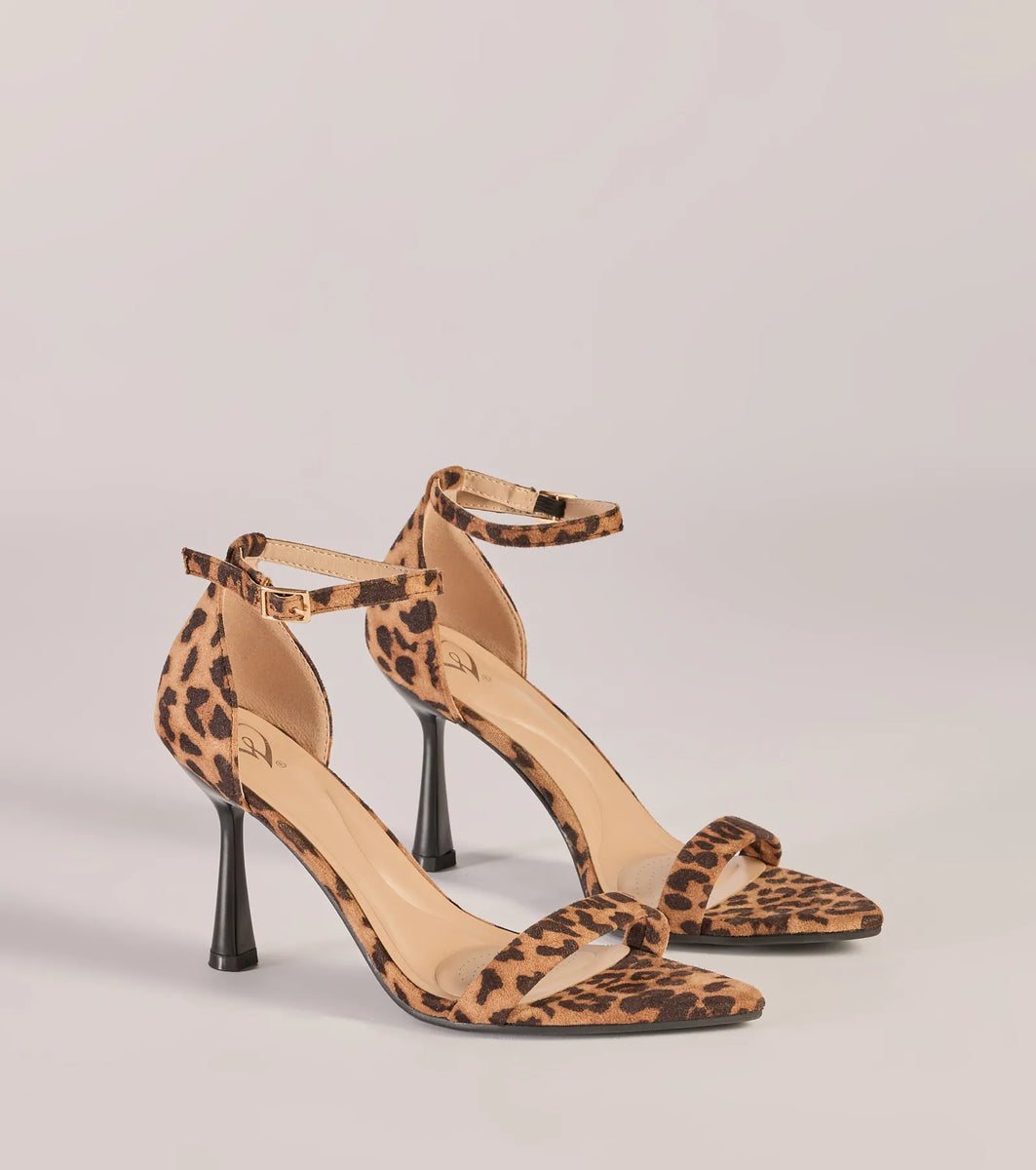 Wildly Luxe Leopard Print Stiletto Heels & Windsor