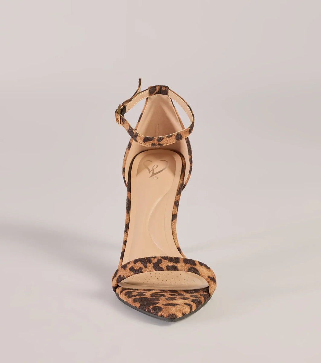 Wildly Luxe Leopard Print Stiletto Heels & Windsor