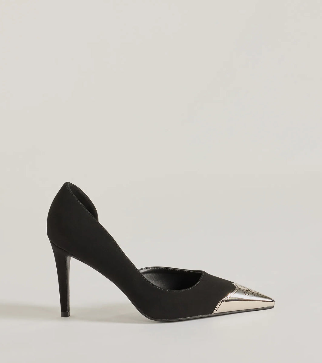 Country Chic Western Toe Cap Stiletto Pumps & Windsor