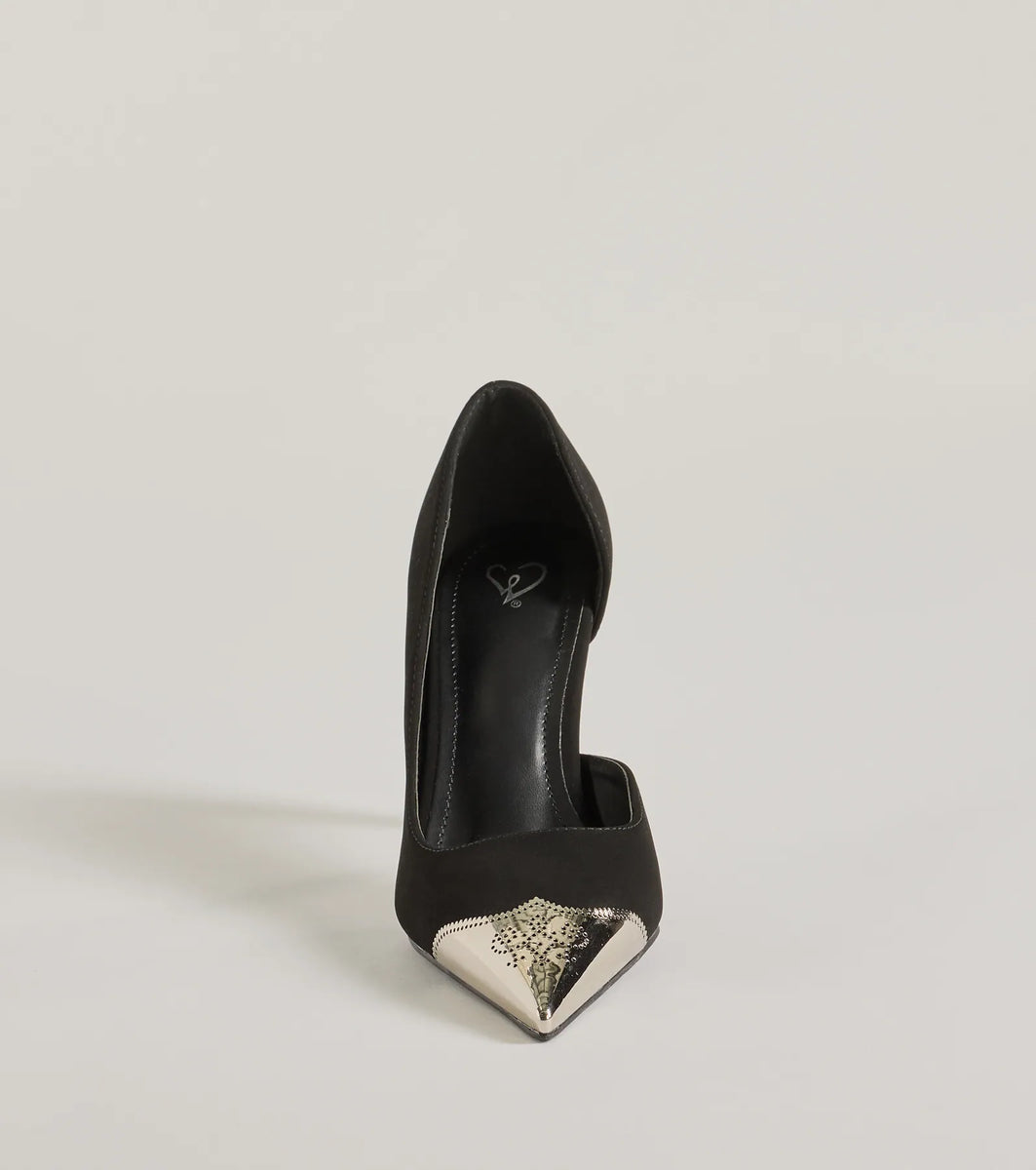 Country Chic Western Toe Cap Stiletto Pumps & Windsor